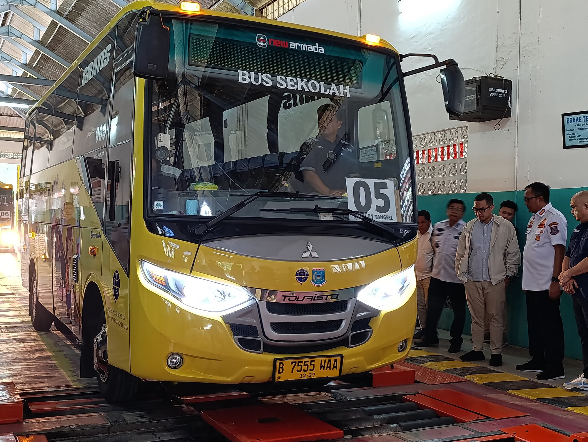 Armada Bus Sekolah Gratis di Kota Tangsel Bertambah Jadi 10 Unit