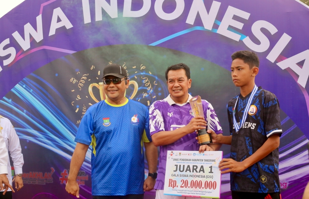 Kalahkan Rajeg, Pasar Kemis Juara Gala Siswa Indonesia Kabupaten Tangerang