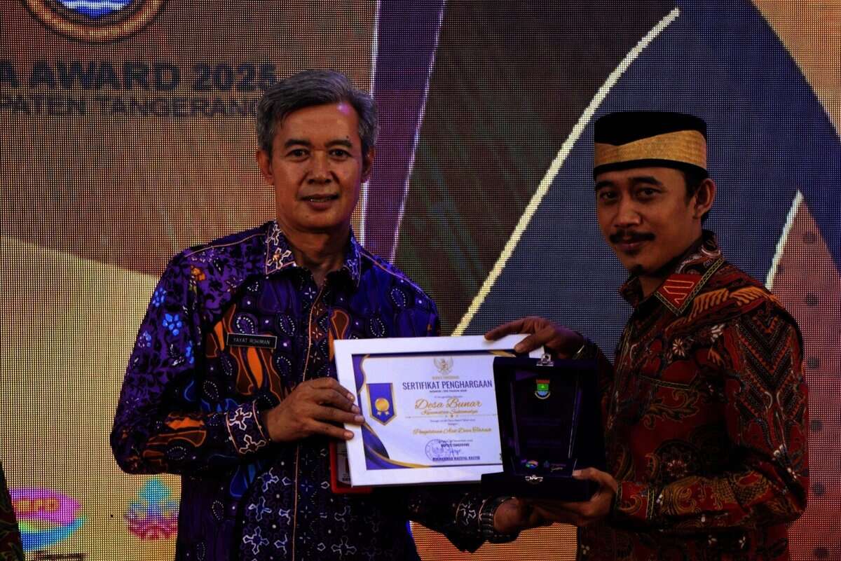 9 Desa Terbaik Raih Penghargaan DPMPD Kabupaten Tangerang – Satelit News